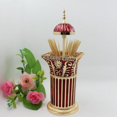 China Shinny Gifts Fashion creative household Table Decoration Toothpick Holder for sale