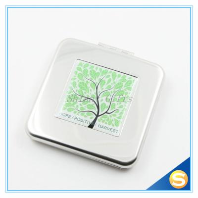 China Cheap Small Mini Cosmetic Mirror Wholesale Custom Logo for sale