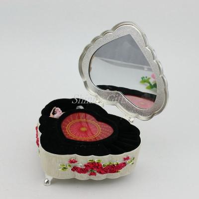 China Decorative Luxury Jewelry Box Packaging Musical Jewelry Box for sale