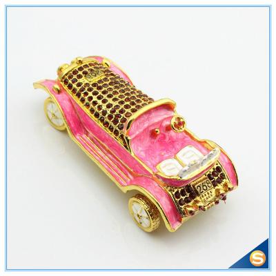 China Three Color Fashion Metal Vintage Car Trinket Box For Gift SCJ185-1 for sale