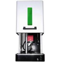 China Desktop Fiber Laser Marking Machine with Safe Cover for sale