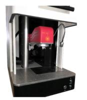 China Desktop Fiber Laser Marking Machine with Safe Cover for sale