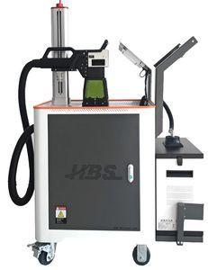 China Hbs New Design Portable Fiber Laser Marking Machine/Handheld Laser Marking Machine for Metal Workpiece for sale