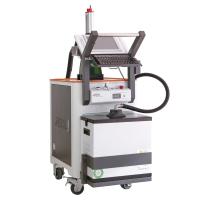 China Motorized Portable Fiber Laser Marking Machine For Metal for sale