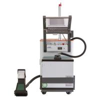 China Motorized Portable Fiber Laser Marking Machine For Metal for sale