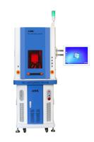 China Enclosed 30W Fiber Laser Marking Machine with Raycus Laser Source for sale