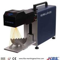 Quality Mobile 3D Fiber Laser Metal Engraving Machine 20W 30W For Jewelry for sale