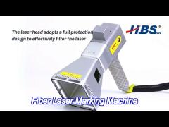 portable handheld laser marking machine printing on rubber tires
