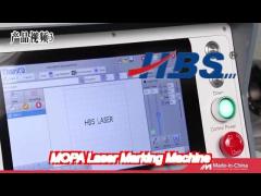 stainless steel mopa laser marking machine air cooling metal