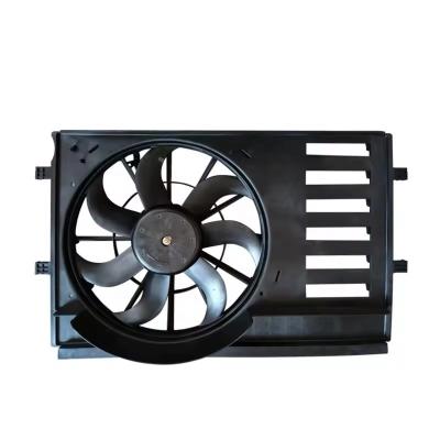 China Electric Engine Cooling Radiator Fan Assembly for VW Polo 6RD121207D 6RD1212079B9 2012- Year for sale