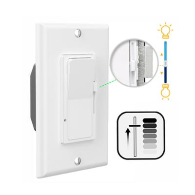 China 0 - 10V LED Dimmer Switch Digital IC Control Rocker Dimmer Switches Customized With Slider for sale