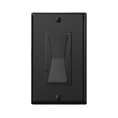 China Aluminum Plate Wall Mounted Dimmer Switch ETL Certified Energy Saving Dimmer Switches for sale