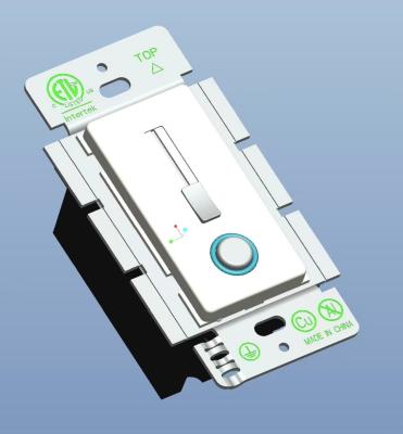 China 120V LED Dimmable Switches Rectangle Dimmer Light Switch 12V With Driver for sale