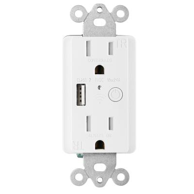 China Home Smart Socket Automation Wifi Controlled Power Outlet 15A 125V for sale