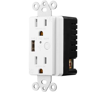 China Home Smart Socket Automation Wifi Controlled Power Outlet 15A 125V for sale