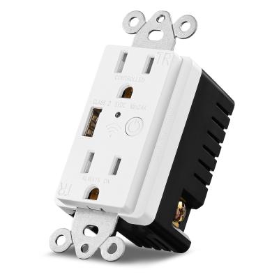 China Home Smart Socket Automation Wifi Controlled Power Outlet 15A 125V for sale