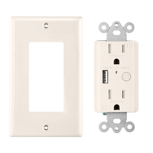 Quality Tuya Intelligent Zigbee Wall Socket 15A 127V Smart Wall Socket For Residential for sale