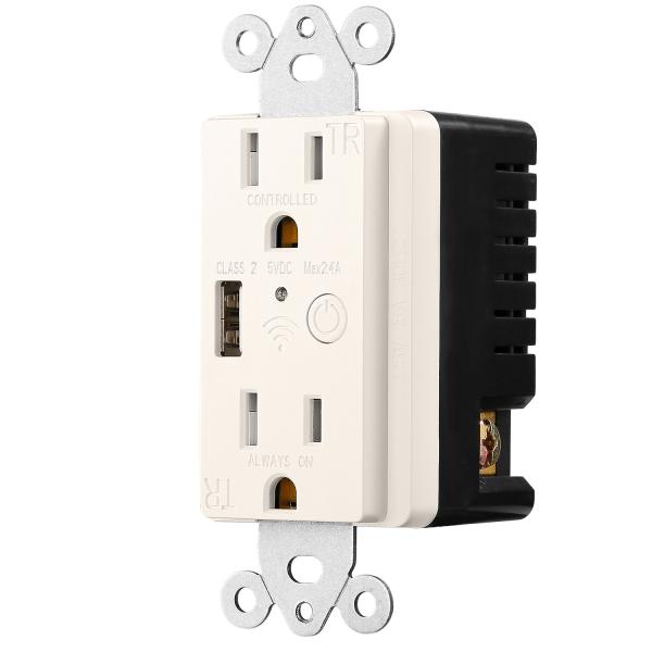 Quality Tuya Intelligent Zigbee Wall Socket 15A 127V Smart Wall Socket For Residential for sale