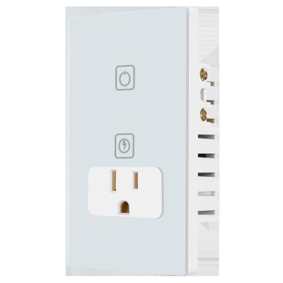China OEM Smart Switch Socket 10A 125V WEP64 / WEP128 Home Switch Socket for sale