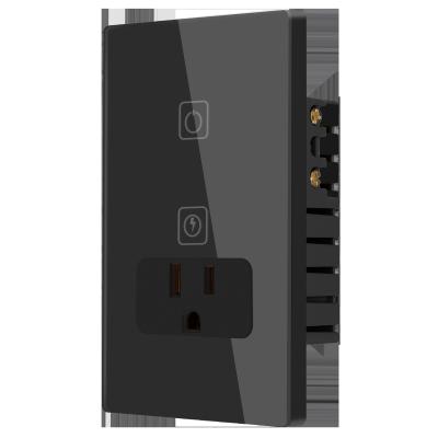 China OEM Smart Switch Socket 10A 125V WEP64 / WEP128 Home Switch Socket for sale
