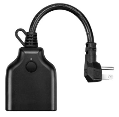 China Timer Function Equipped Outdoor Smart Plug Weather Resistant Tuya Smart Plug IP54 for sale