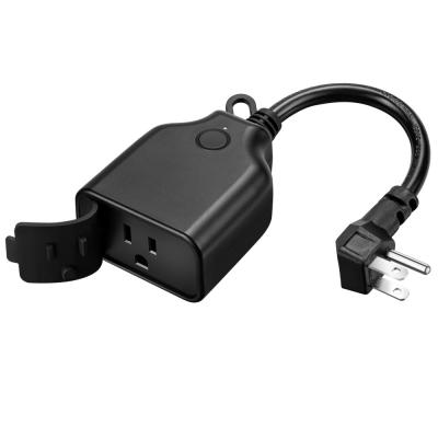 China Timer Function Equipped Outdoor Smart Plug Weather Resistant Tuya Smart Plug IP54 for sale