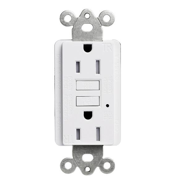 Quality Weather Resistant GFCI Wall Outlets 125V 60Hz Self Ground Outlet For Electrical for sale