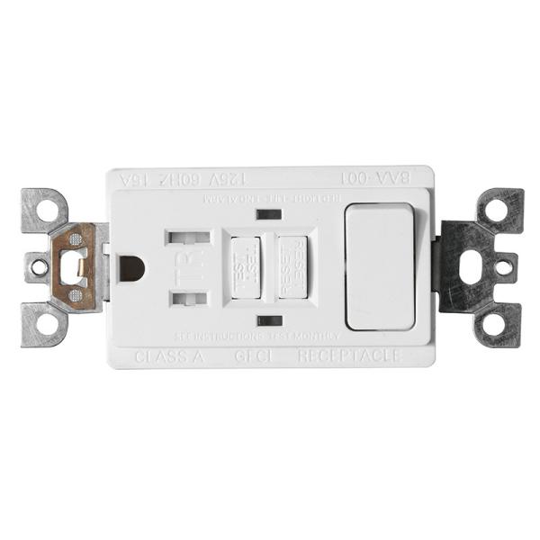 Quality Tamper Resistant GFCI Receptacles 15A Self Grounding Electrical Outlets With LED for sale