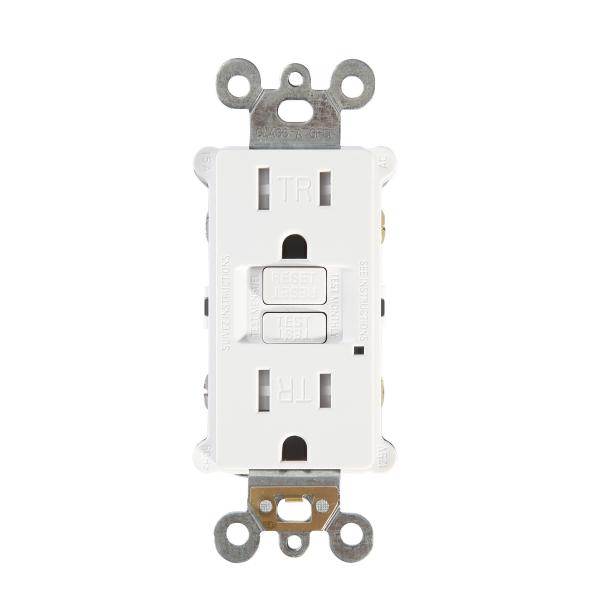 Quality Slim Design GFCI Electrical Outlet Safety Self Grounding Receptacles 15A for sale