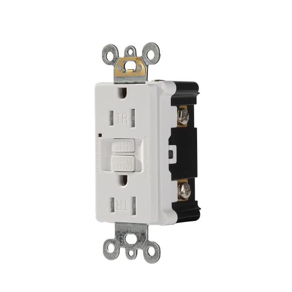 Quality Slim Design GFCI Electrical Outlet Safety Self Grounding Receptacles 15A for sale