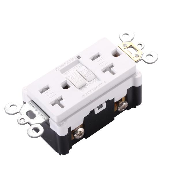 Quality 125V 20A GFCI Electrical Outlet Self Test Ground Fault Interrupters for sale