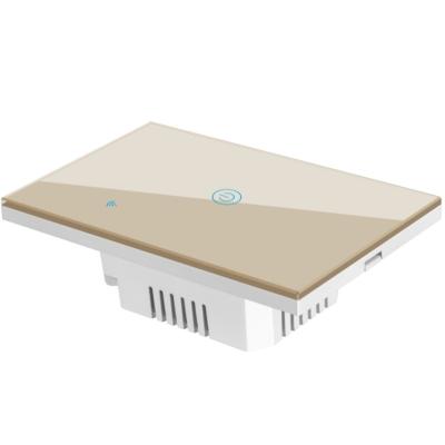 China Voice Control Smart Wifi Switch Wireless Single Pole Smart Switch 240V for sale