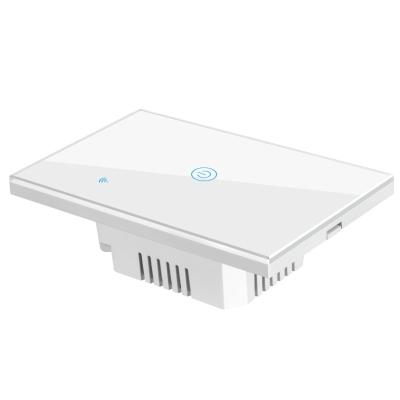 China Voice Control Smart Wifi Switch Wireless Single Pole Smart Switch 240V for sale
