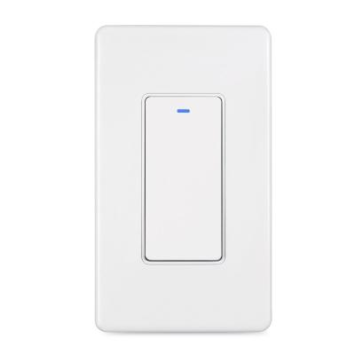 China 110V - 250V Wall Mounted Smart Switch 10A Wireless Smart Switches For IOS / Android Devices for sale