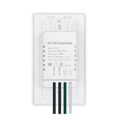 China 110V - 250V Wall Mounted Smart Switch 10A Wireless Smart Switches For IOS / Android Devices for sale