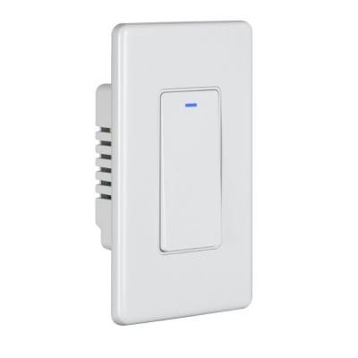 China 110V - 250V Wall Mounted Smart Switch 10A Wireless Smart Switches For IOS / Android Devices for sale