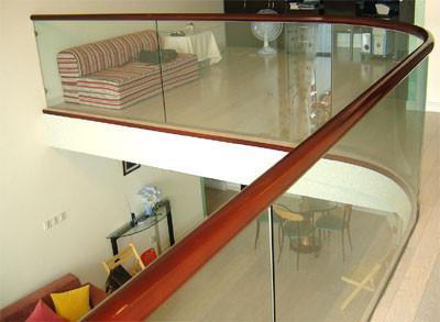 China Top-grade Commercial Buildings Balustrade glass balustrade Tempered glass for railing for sale