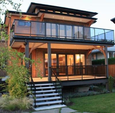 China Best Handrail high quality building tempered  safety glass rail for deck rail for sale