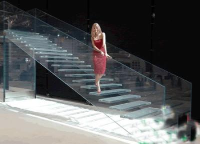 China Lowest Factory Price 8mm flat clear laminated safety glass for stairs / toughened glass for sale