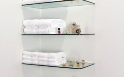 China 2015 New style glass anti-rust particularly Bathroom glass Shelves for towel for sale