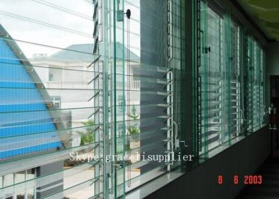 China rough grinding edge or polished edge Plate glass window / louver glass for sale
