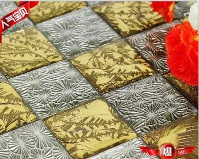 China China-Home-Decor-Wholesale Backsplash Wall And Flooring Crystal Mosaico Glass for sale