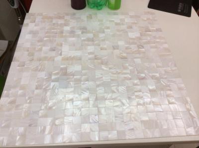 China Hot-sale natural beautiful background white mother of pearl shell Mosaic for funiture for sale