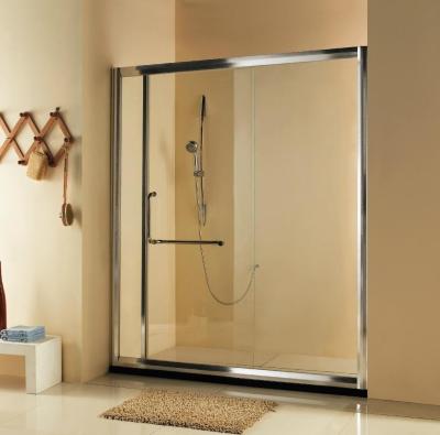 China Hot sell self-cleaning Bathroom Sliding Shower Doors /Frameless Glass Shower Door for sale