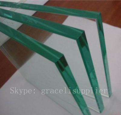 China 8mm 10mm 12mm cut to size strengthened glass with bright polished edge for sale