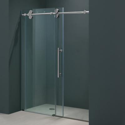 China 6mm thick Stronger toughened safety glass for bathroom shower door for sale