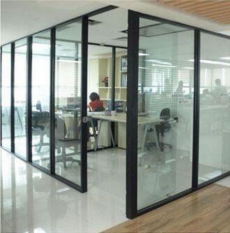 China Glass Partitions for Modern Offices / room divider / shopping hall for sale