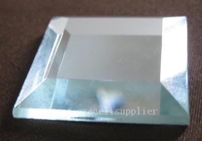China 50x50mm high quality hot sale edge polished clear sheet glass with cheap price for sale