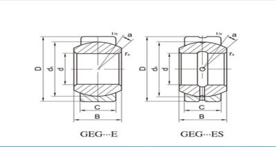 Cina Cuscinetto radiale normale sferico della scanalatura 30x55x32 del cuscinetto GEEM30ES 2RS della singola scanalatura singolo in vendita
