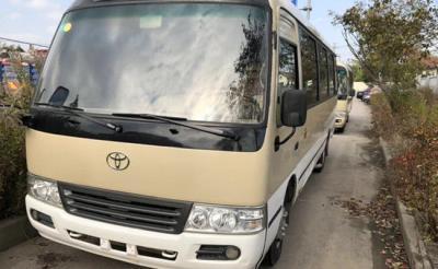 China Commercial 30 Seats Used Toyota Coaster 7.50R16 Tyre Beautiful Appearance for sale